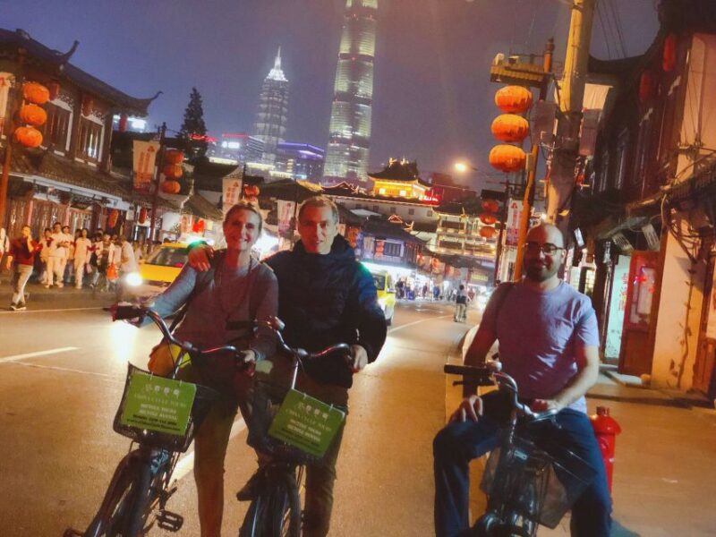 Shanghai Charming Night Small Group Bike Tour - What to Expect During the Tour