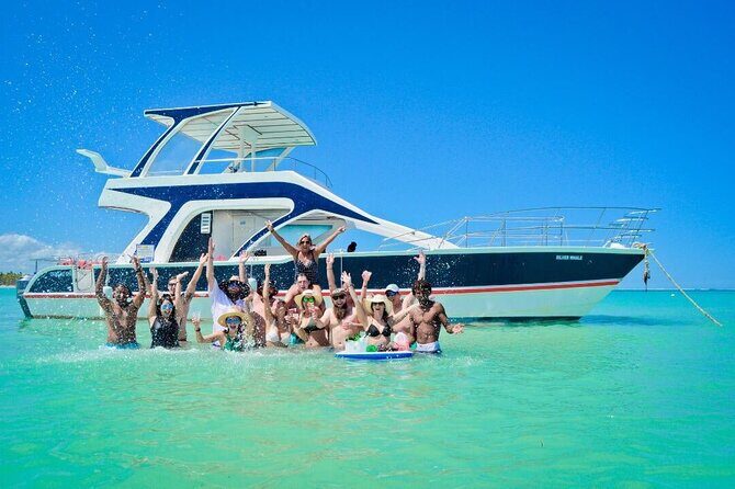Shared 8 Hours Party boat Saona and Natural Pool from Bayahibe - Final The Sum Up