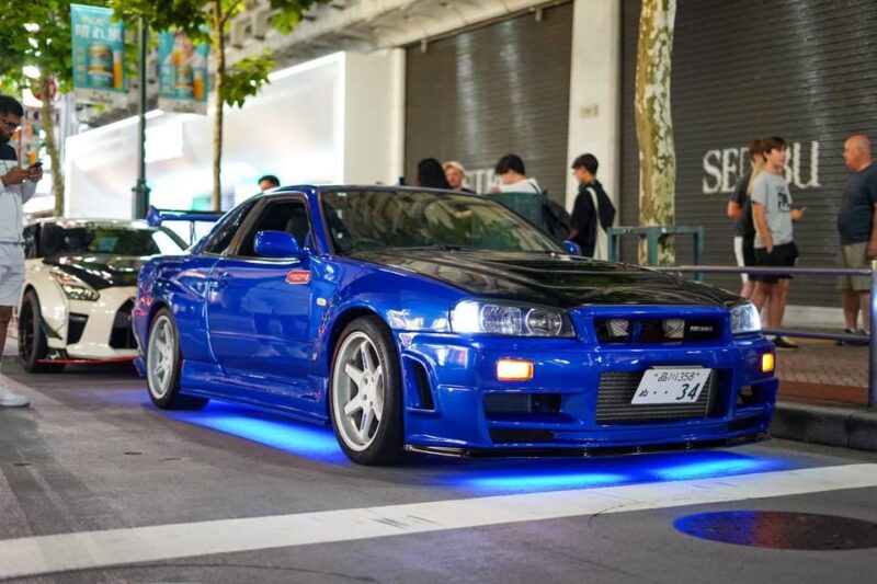 Shibuya City: DAIKOKU PA LBWK GT-R R35, R34, and R32 Tour - Seating Considerations