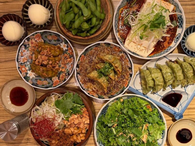 Shinjuku: Vegan Izakaya and Darts Bar Night Out With Drinks - All-Inclusive Drinks at Darts Bar