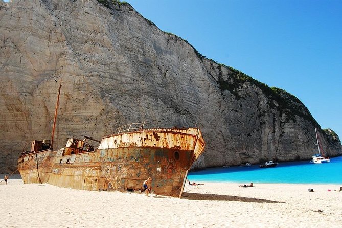 Shipwreck and Blue Caves- 8m Private Boat Tour (up to 11pax) - Highlights of the Tour