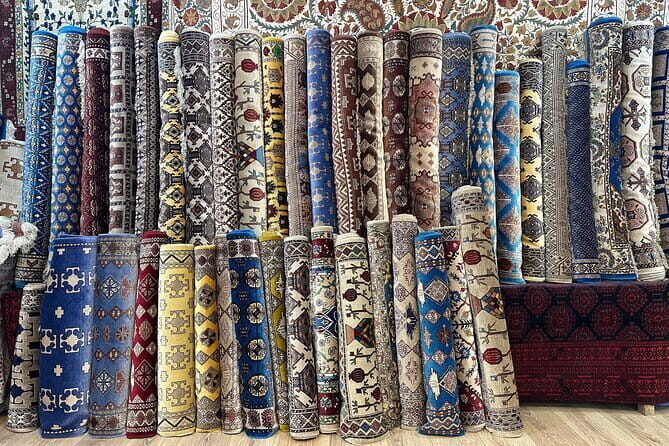 Shopping Carpet in Samarkand - The Itinerary Explored