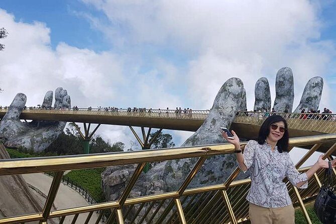 Shore Excursion GOLDEN BRIDGE,MARBLE MOUTAIN,LADY BUDDHA from TIEN SA orCHAN MAY - Exploring the Itinerary in Depth
