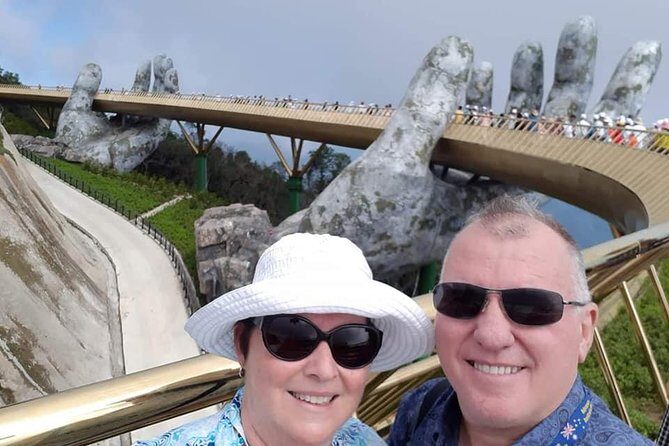 Shore Excursion GOLDEN BRIDGE,MARBLE MOUTAIN,LADY BUDDHA from TIEN SA orCHAN MAY - The Value Proposition