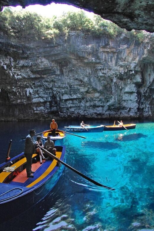 Shorex: Melissani Lake and Myrtos Beach with Swim Stop - Key Points