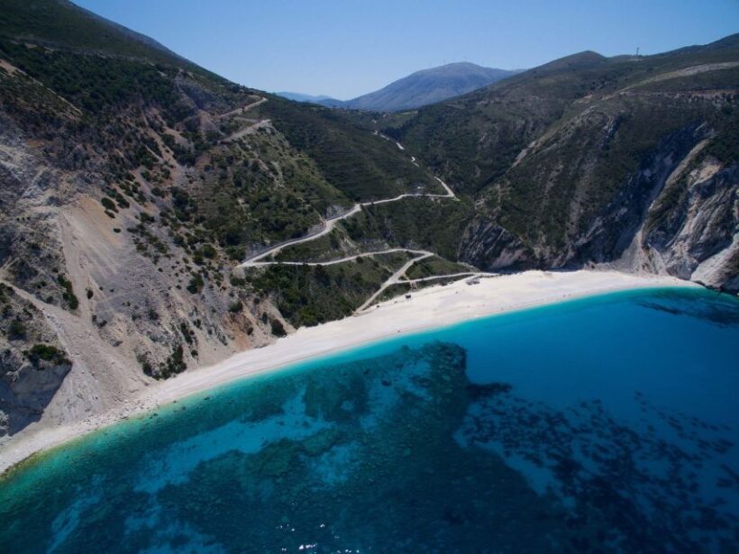 Shorex: Melissani Lake and Myrtos Beach with Swim Stop - Myrtos Beach: The Iconic Greek Shoreline