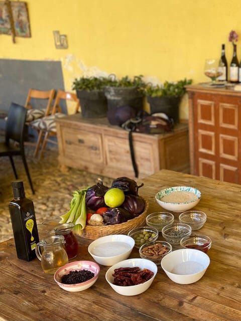 Sicilian cooking class in the historic baglio Florio Adamo - The Sum Up