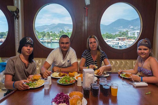 Side-Alanya: Pirate Yacht Tour (Legend Big Kral) with Lunch-Drink - FAQ