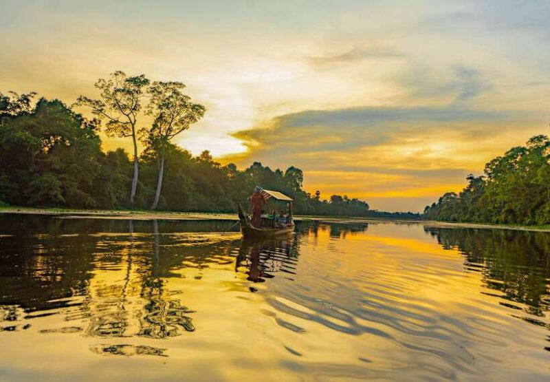 Siem Reap: Angkor Sunset Bike & Boat Tour w/ Drinks & Snacks - Frequently Asked Questions