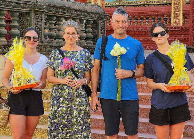 Siem Reap Cambodian Buddhist Water Blessing and Local Market - The Itinerary in Detail
