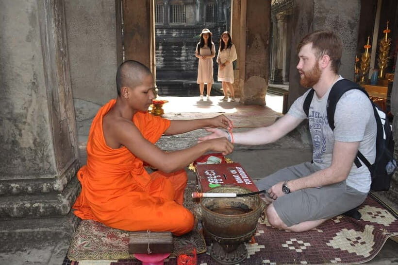 Siem Reap Cambodian Buddhist Water Blessing and Local Market - An Introduction to the Water Blessing Experience