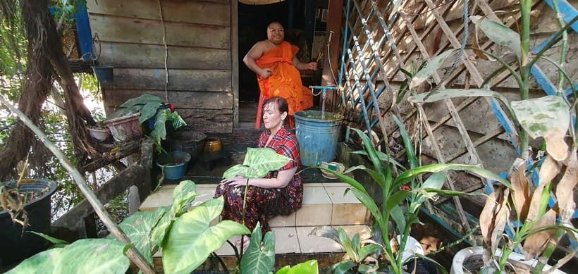Siem Reap Cambodian Buddhist Water Blessing and Local Market - Transportation and Group Size