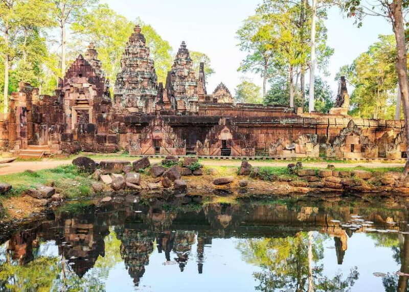 Siem Reap: Kulen Waterfalls and Banteay Srei Tour - Transportation, Duration, and Practicalities