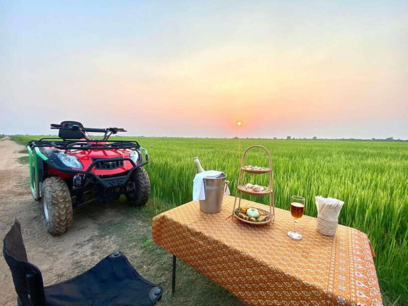 Siem Reap: Quad Bike Adventure with Sunset and Tea Break - Key Points
