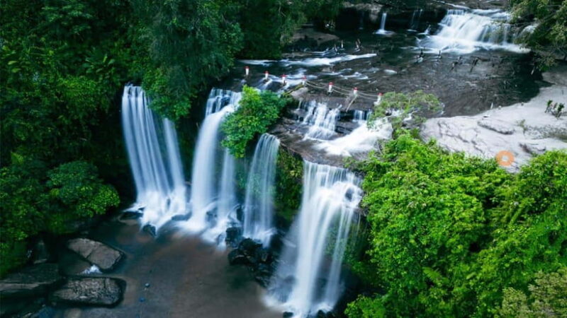 Siem Reap: Small-Group Tour in Kulen Mountain Park Waterfall - Exploring the Waterfalls and Scenic Spots