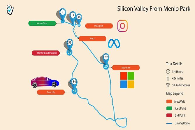 Silicon Valley Self-Guided Driving Audio Tour for Technology Lovers - Frequently Asked Questions