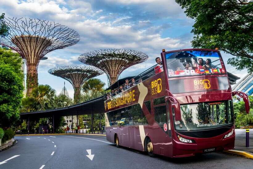 Singapore: Big Bus Hop-On Hop-Off Tour by Open-Top Bus - Key Points
