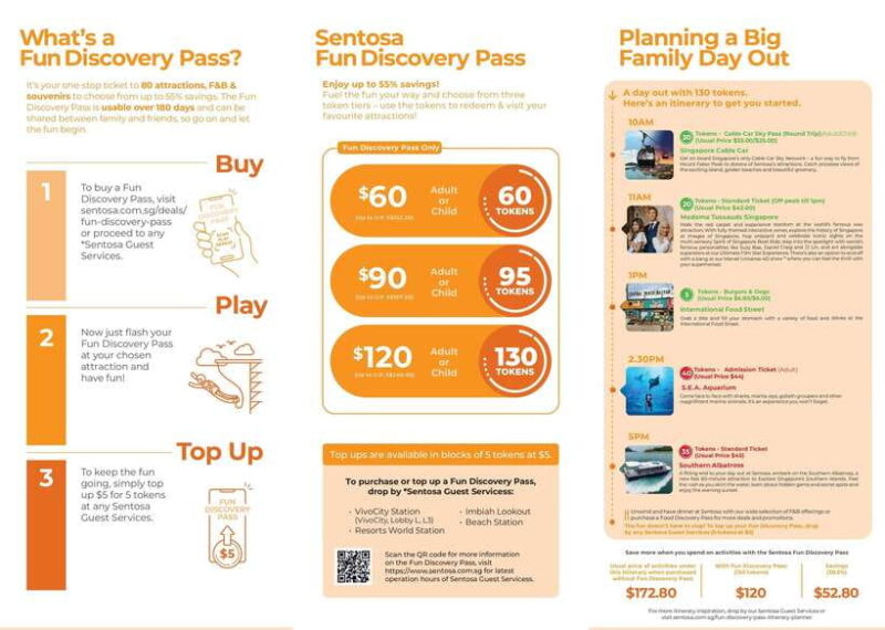 Singapore: Fun Discovery Pass Sentosa - Real Experiences from Travelers