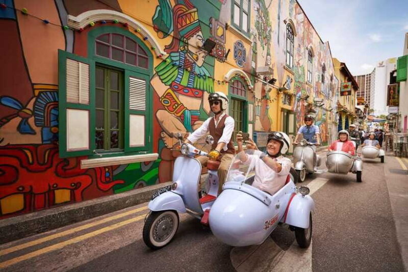 Singapore: Kampong Glam & Civic District Vespa Sidecar Ride - Key Points