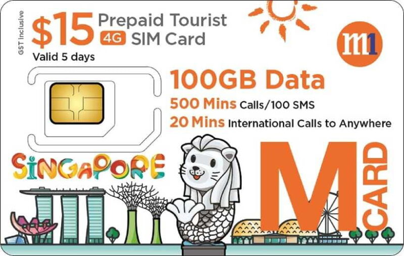 Singapore: M1 Tourist SIM Simcard - Key Points