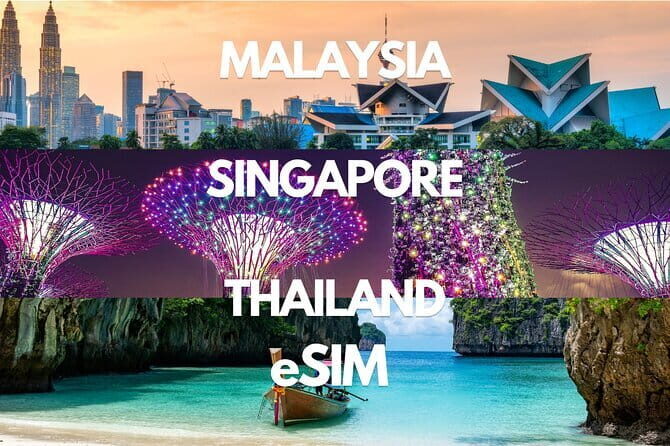 Singapore Malaysia & Thailand Data eSIM- by 3HK(Instant Delivery) - Introduction