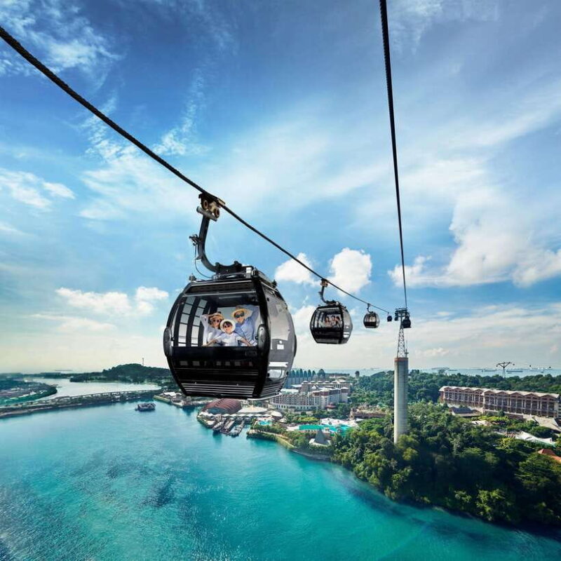 Singapore: Sentosa Cable Car Sky Pass Ticket - The Route and Its Attractions
