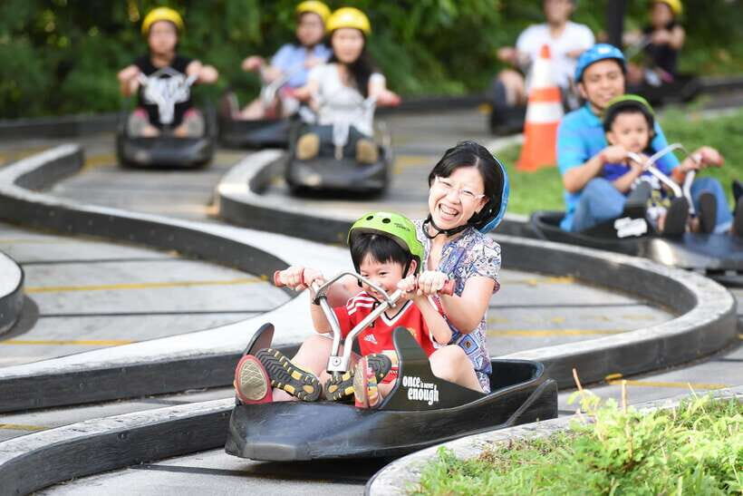 Singapore: Skyline Luge Sentosa Entry Ticket - The Skyride: Panoramic Views and a Calm Before the Ride