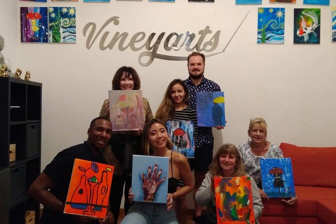 Sip & Paint Campo De Fiori - What to Expect: Unlimited Wine, Snacks, and Music