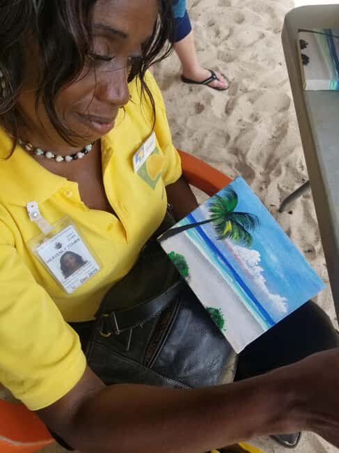 Sip & Paint with lunch on exciting Ffryes Tiki beach Bar - An In-Depth Look at the Experience