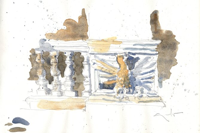 Sketching in Rome Villa Borghese Private lesson with Guido - Introduction