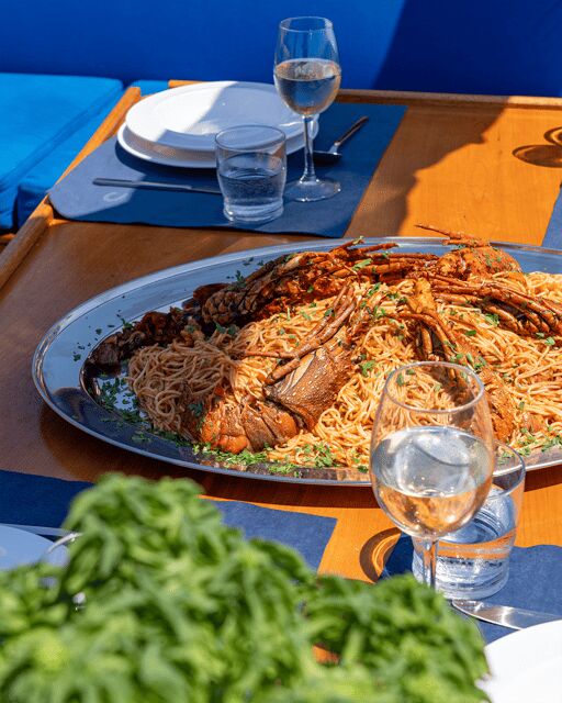 Skiathos: Wooden Sailboat Full- or Half-Day Trip with Meal - Food and Drinks