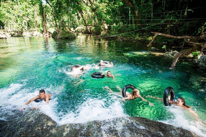 Skip the Line: Swim & Play - Rentapau River & Eden on the River Ticket - Key Points