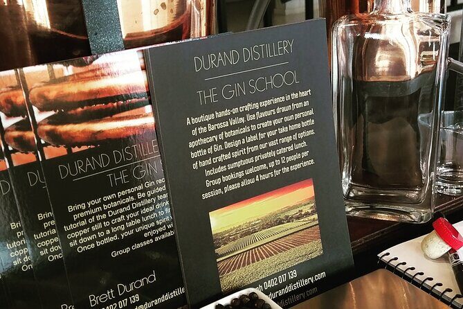Small-Group Gin Making Lesson with Lunch in Barossa - An In-Depth Look at the Gin-Making Experience