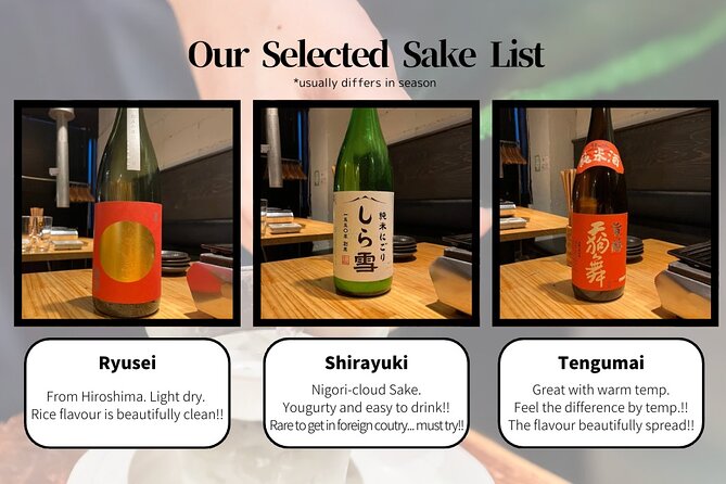 Small Group Guided Sake Tasting Experience in Tsukiji, Near Ginza - Junmai: Pure Sake Made From Rice, Koji Mold, and Water