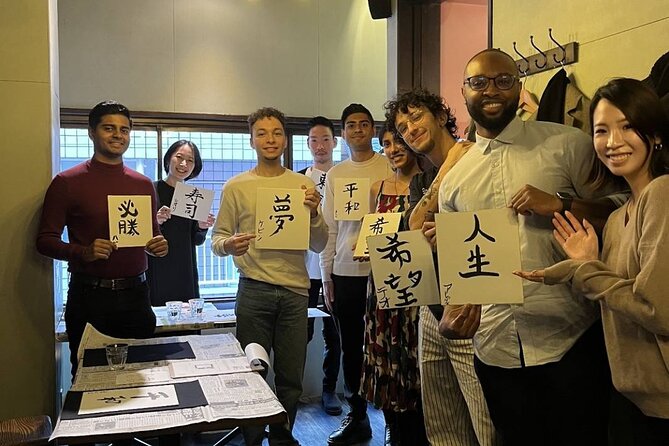 Small Group Japanese Calligraphy Workshop Experience - Inclusions