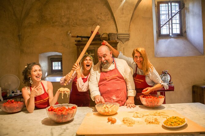 Small Group Pasta Making Class Wine Tasting in a Tuscan Castle - Hands-On Pasta Making Class