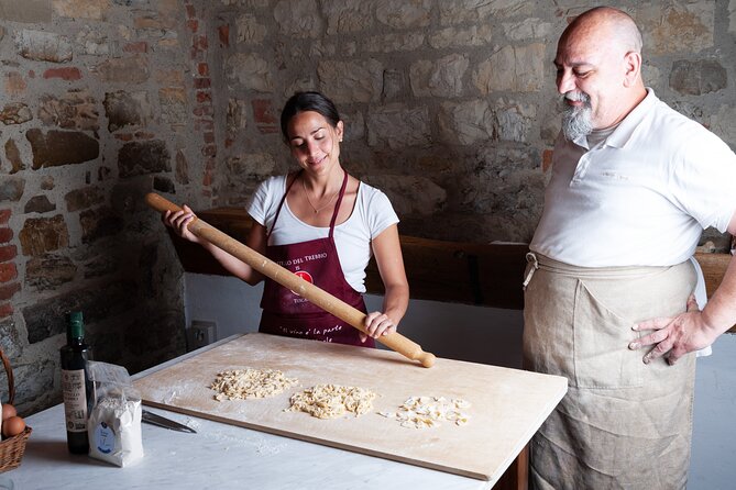 Small Group Pasta Making Class Wine Tasting in a Tuscan Castle - Savor a Delicious Four-Course Lunch