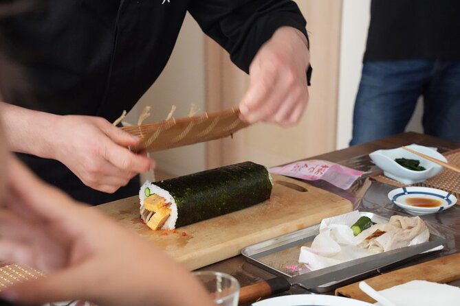 Small Group Sushi Roll & Omelette Lesson + Supermarket Tour - Key Points