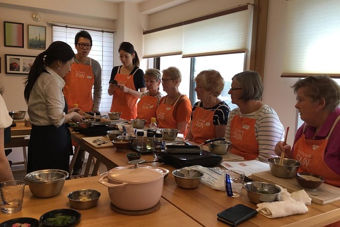 Small-Group Wagyu Beef and 7 Japanese Dishes Tokyo Cooking Class - Dishes and Ingredients