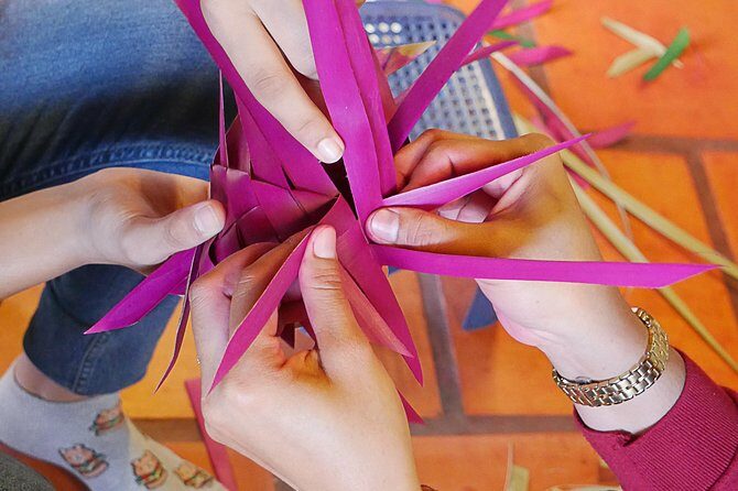 Smok weaving DIY activity from sugar palm leaf - What Makes This Experience Special?