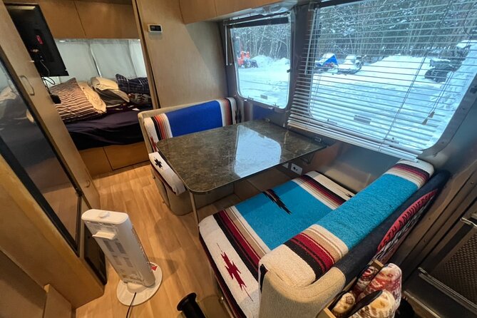 Snow Camping Experience With a Camping Trailer Near Sapporo - The Camping Trailer and Included Amenities