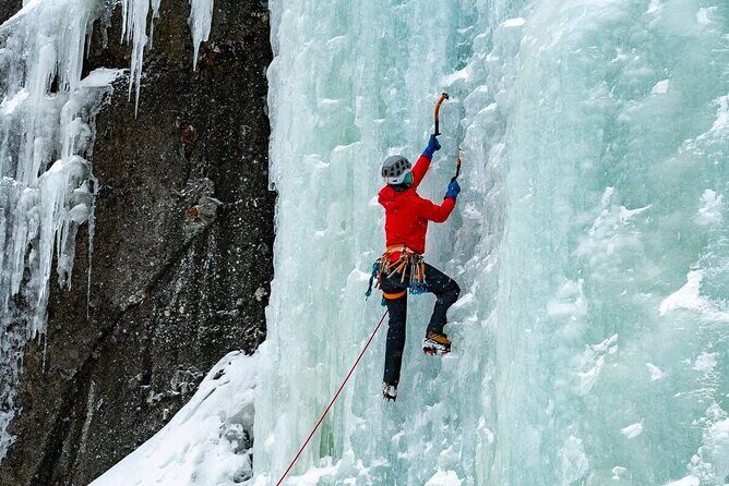 Snowmobile Access Ice Climbing Adventure - Key Points