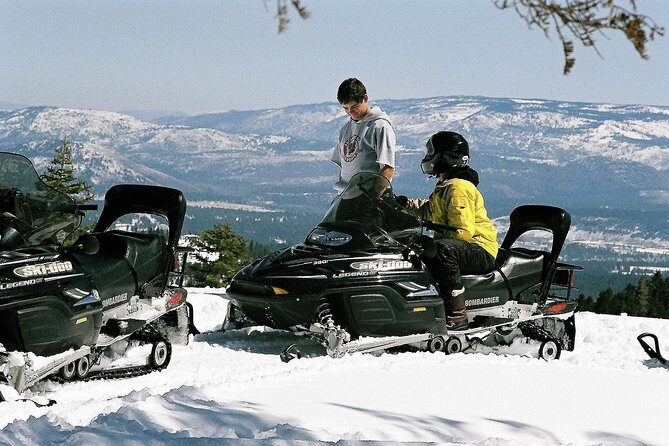 Snowmobiling Packages in the Sierra's from Reno, Nevada - What to Expect from the Snowmobiling Tour
