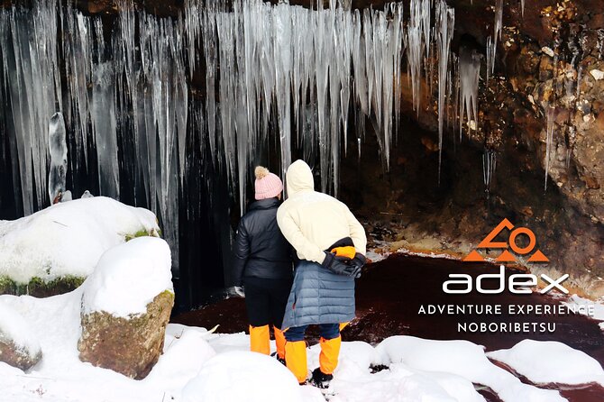 Snowshoe to Spectacular Winter Ice Caves in Hokkaido - Donning the Snowshoes