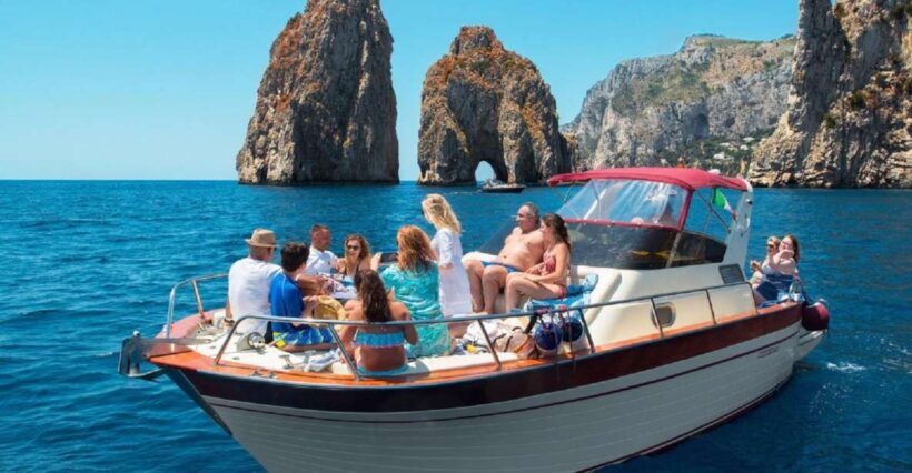 Sorrento: Capri and Blue Grotto Boat Cruise with Drinks - The Itinerary in Detail