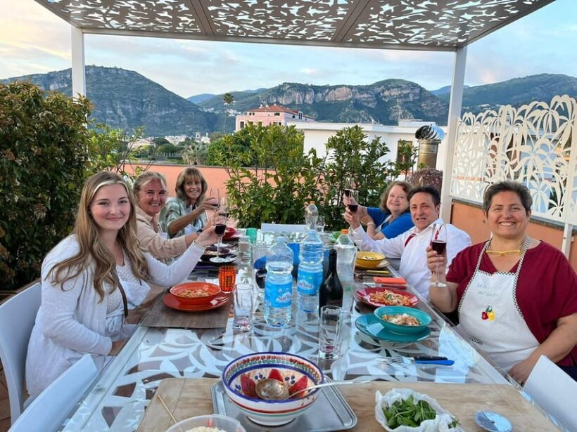 Sorrento Coast: Cooking Class at The Rooftop Terrace - Key Points