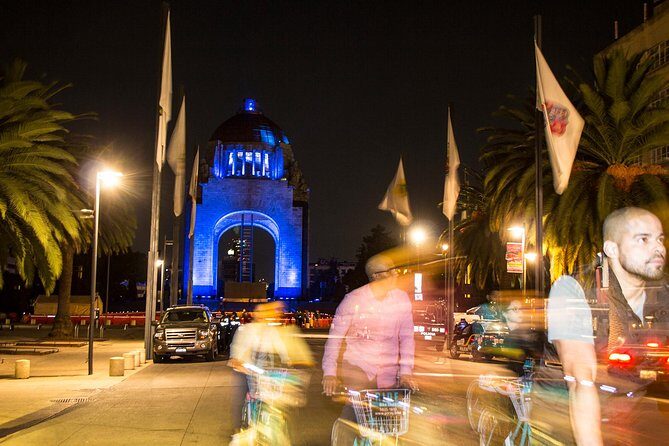 SPECIAL NIGHT LIFE Mexico City Light´s Bike Tour - Starting Point and Logistics