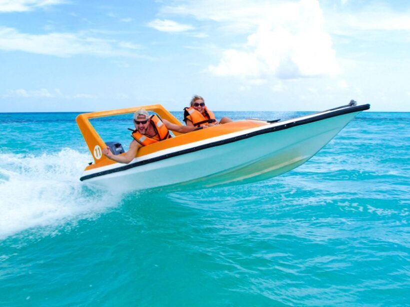 Speed Boat, Snorkel and Beach - Snorkeling in the Blue