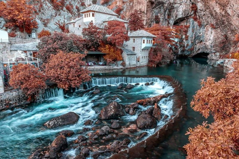 Split: 1-way To Sarajevo with Mostar, Blagaj, Kravica falls - Key Points