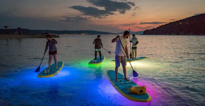 Split: Stand Up Paddleboard Night Glow Tour - An Overview of the Night Glow Paddle Tour
